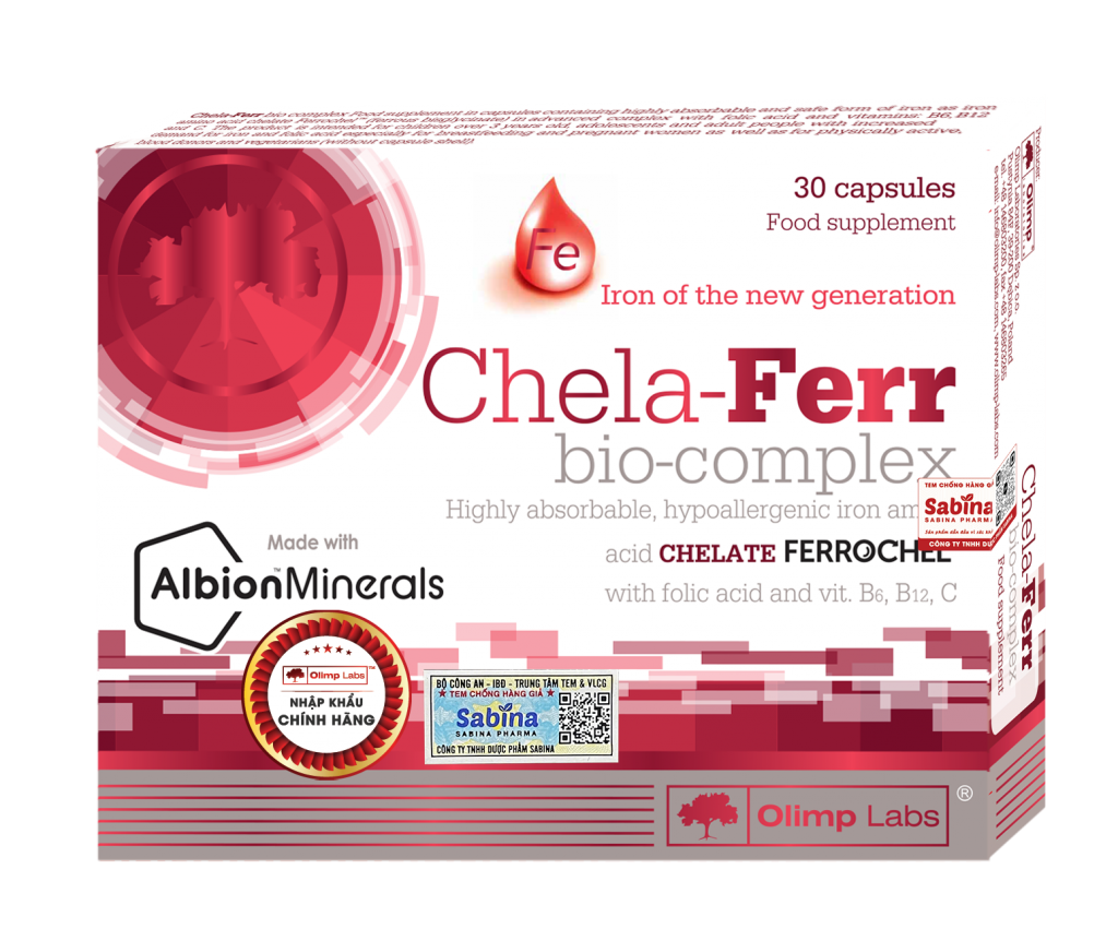 Thực phẩm bảo vệ sức khoẻ Chela-Ferr Bio-complex