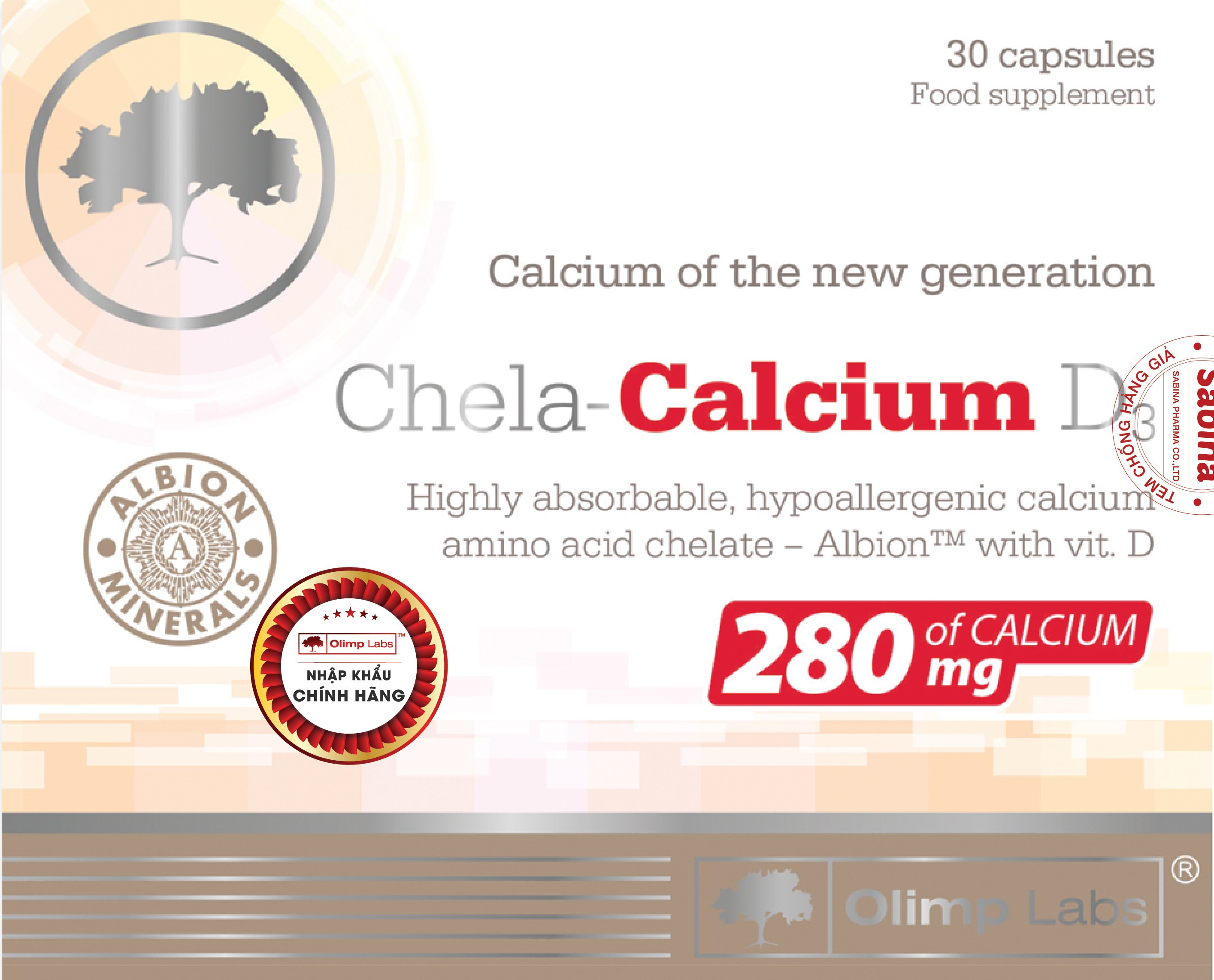 CHELA – CALCIUM D3 | Hỗ trợ bổ sung canxi, không gây dị ứng , dễ hấp thụ
